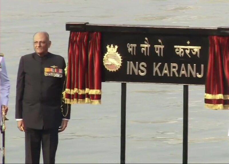 Scorpene-Class Submarine INS Karanj Commissioned Into Indian Navy