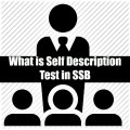 What is Self description test in SSB
