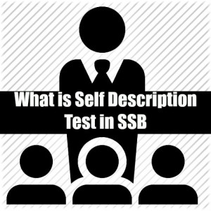 What is Self description test in SSB