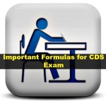 Important formulas for CDS Exam