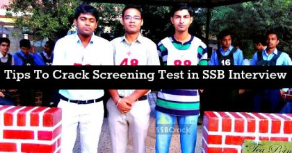 Tips To Crack Screening Test in SSB Interview