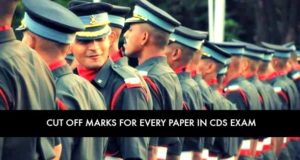 cut off marks for every paper in CDS exam