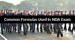 100 Common Maths Formulas Used in NDA Exam