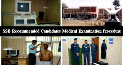SSB Recommended Candidates Medical Examination Procedure