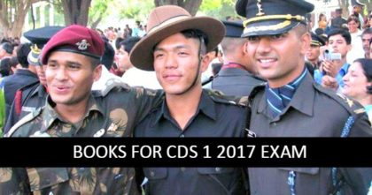 Books for CDS 1 2017 Exam