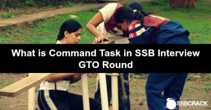What is Command Task in SSB Interview GTO Round