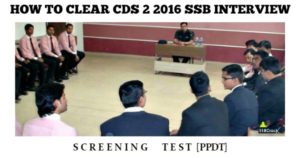 How to Clear CDS 2 2016 SSB Interview Screening Test PPDT
