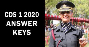 UPSC CDS 1 2020 Answer Keys [All Sets]