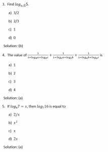 20 Most Important NDA Exam Questions on Logarithms