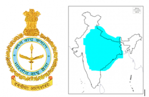 7 Commands of Indian Air Force Headquarters Insignia Flags