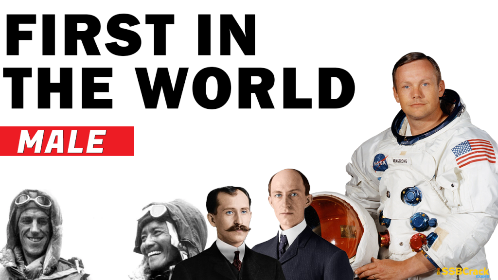 First In The World Male Personalities (Full List)