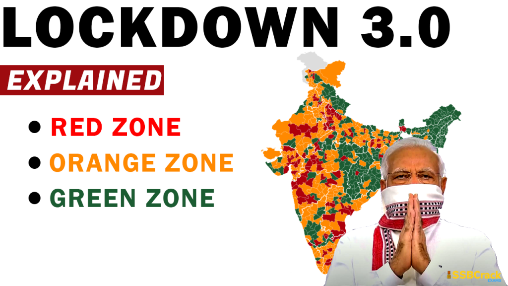 Lockdown 3.0 Red Zone Orange Zone Green Zone Explained