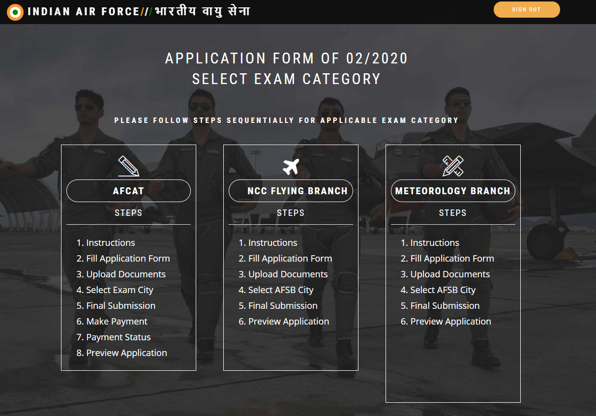 AFCAT 2 2020 @afcat.cdac.in [APPLY NOW]