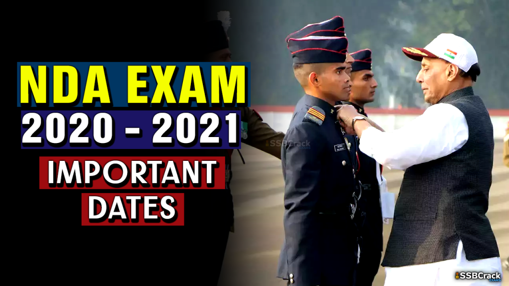 NDA Exam 2020 - 2021 Calendar - NDA Exam Important Dates