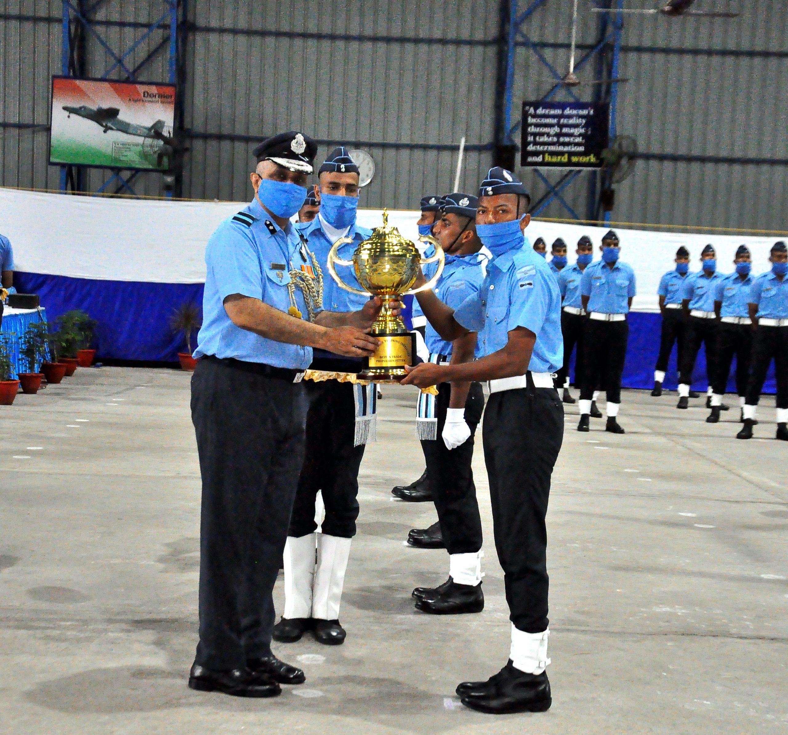 609 Air Warriors Inducted into the Indian Air Force at AFS, Tambara