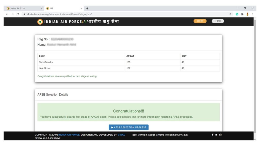 How To Select AFSB Interview Date and Venue - AFCAT 2 2020