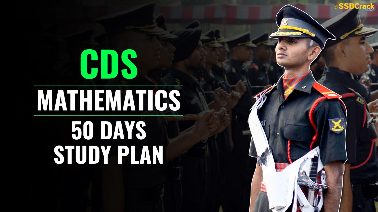 CDS Exam Maths Study Plan [50 Days]