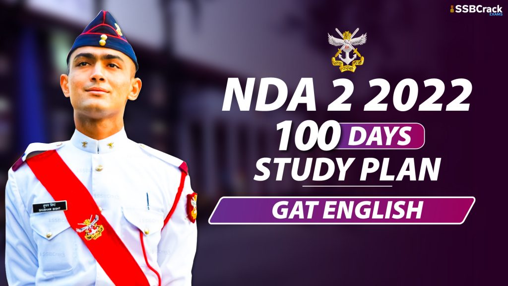 NDA 2 2022 Exam English Study Plan [100 Days]