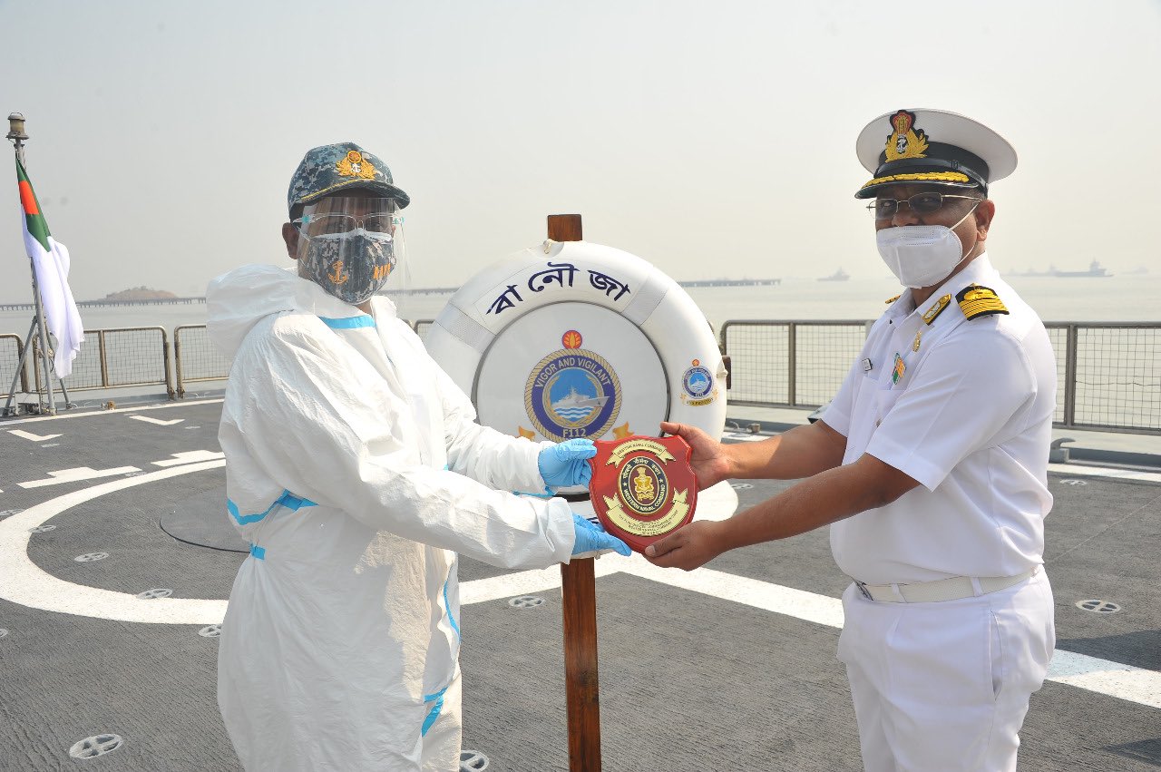 Bangladesh Navy Ship Prottoy Visits Mumbai