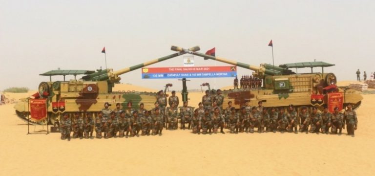 Indian Army Decommissions 130mm Self Propelled M-46 Catapult Guns And ...