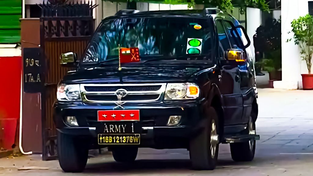 Meaning of Indian Army Vehicles Number Plate