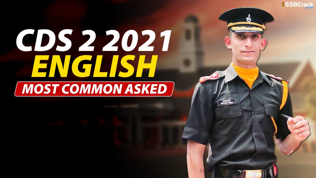 500 Most Commonly Asked Questions In English For CDS 2 2021 Exam