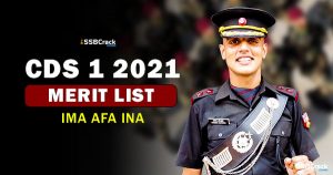 CDS 1 2021 Final Merit List And Toppers