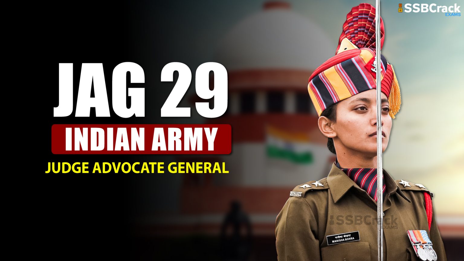 JAG 29 Notification Judge Advocate General Branch Indian Army
