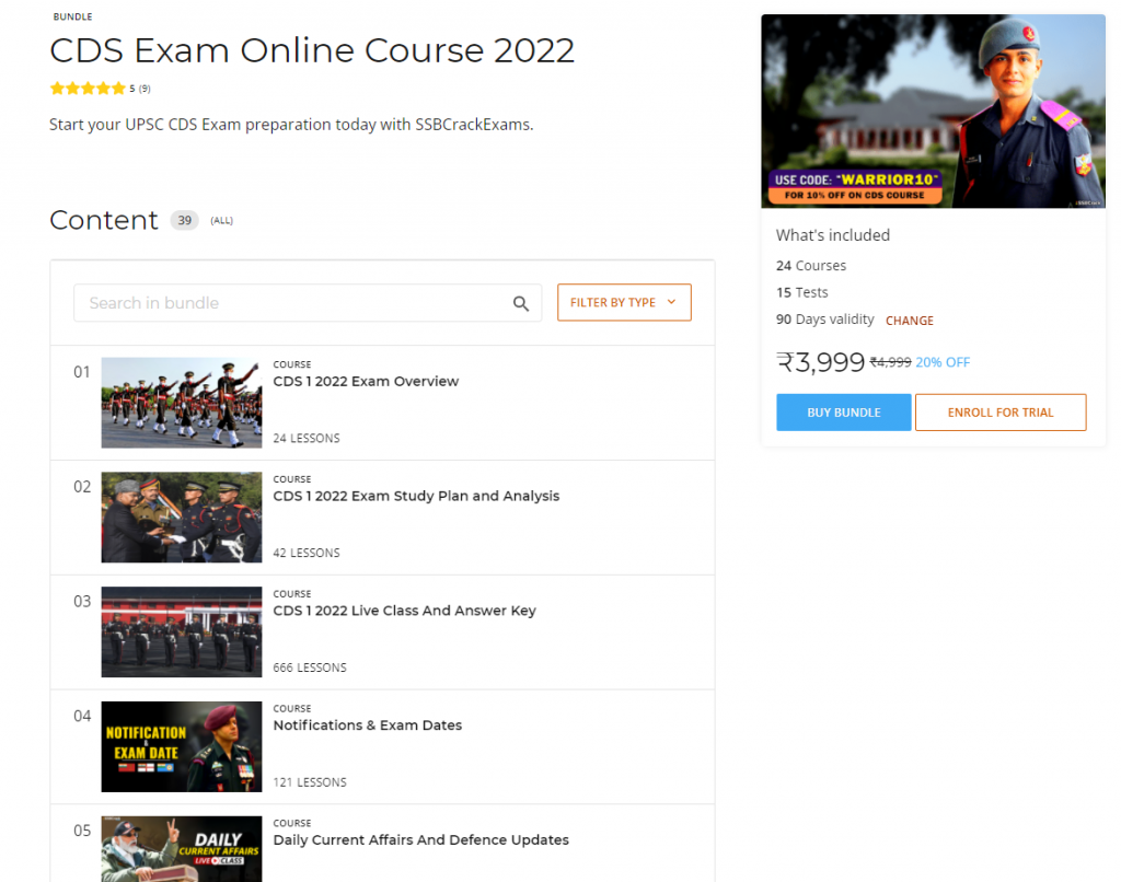 CDS 2 2022 Exam Syllabus, Marking Scheme, Subject, Exam Pattern