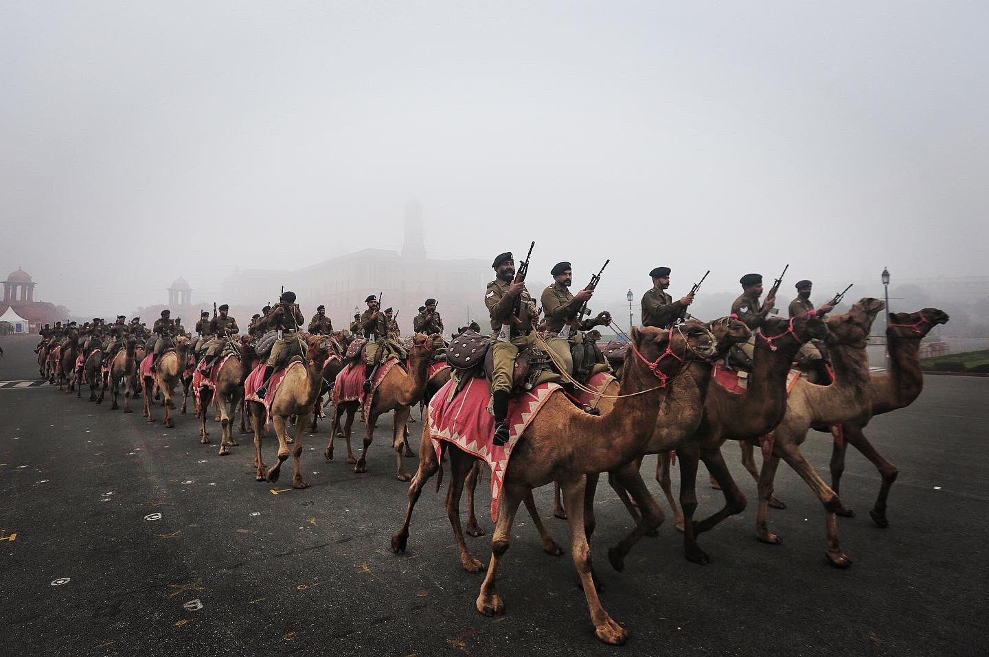 Pictures: Republic Day Parade Rehearsal On Full Swing