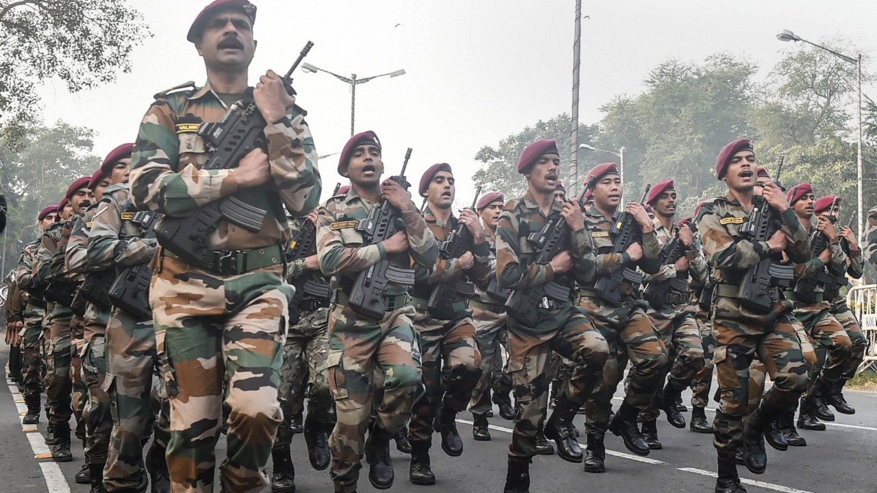 Pictures: Republic Day Parade Rehearsal On Full Swing