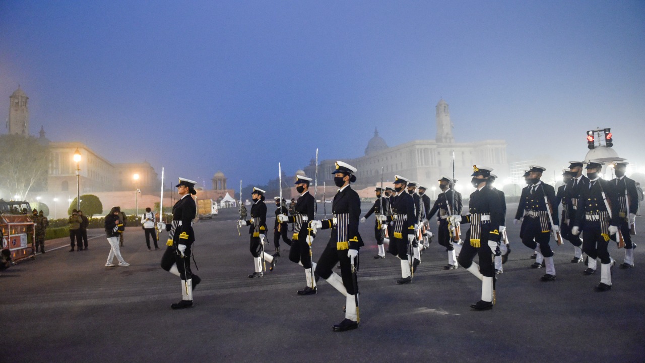 Pictures: Republic Day Parade Rehearsal On Full Swing