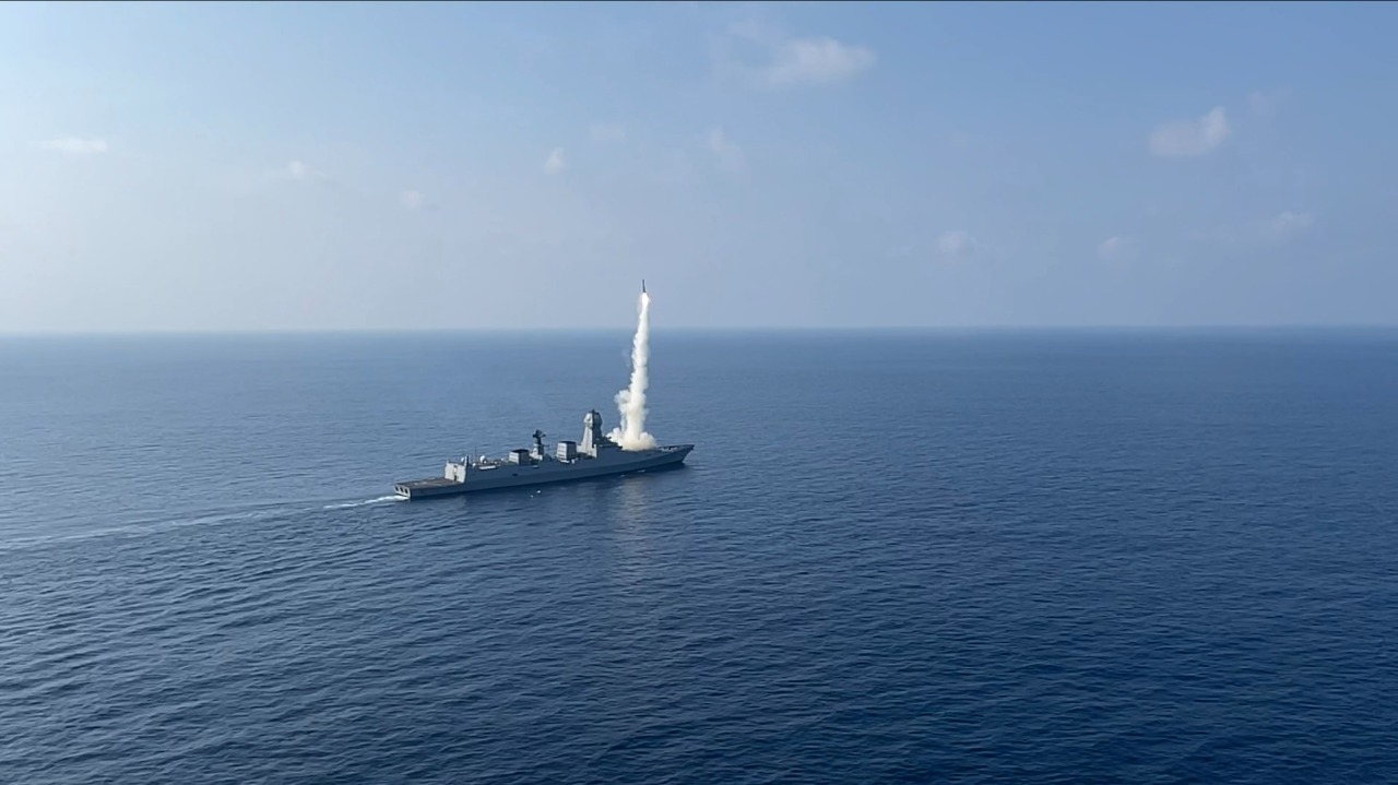 Indian Navy Successfully Fires Extended Range Brahmos Land Attack Missile