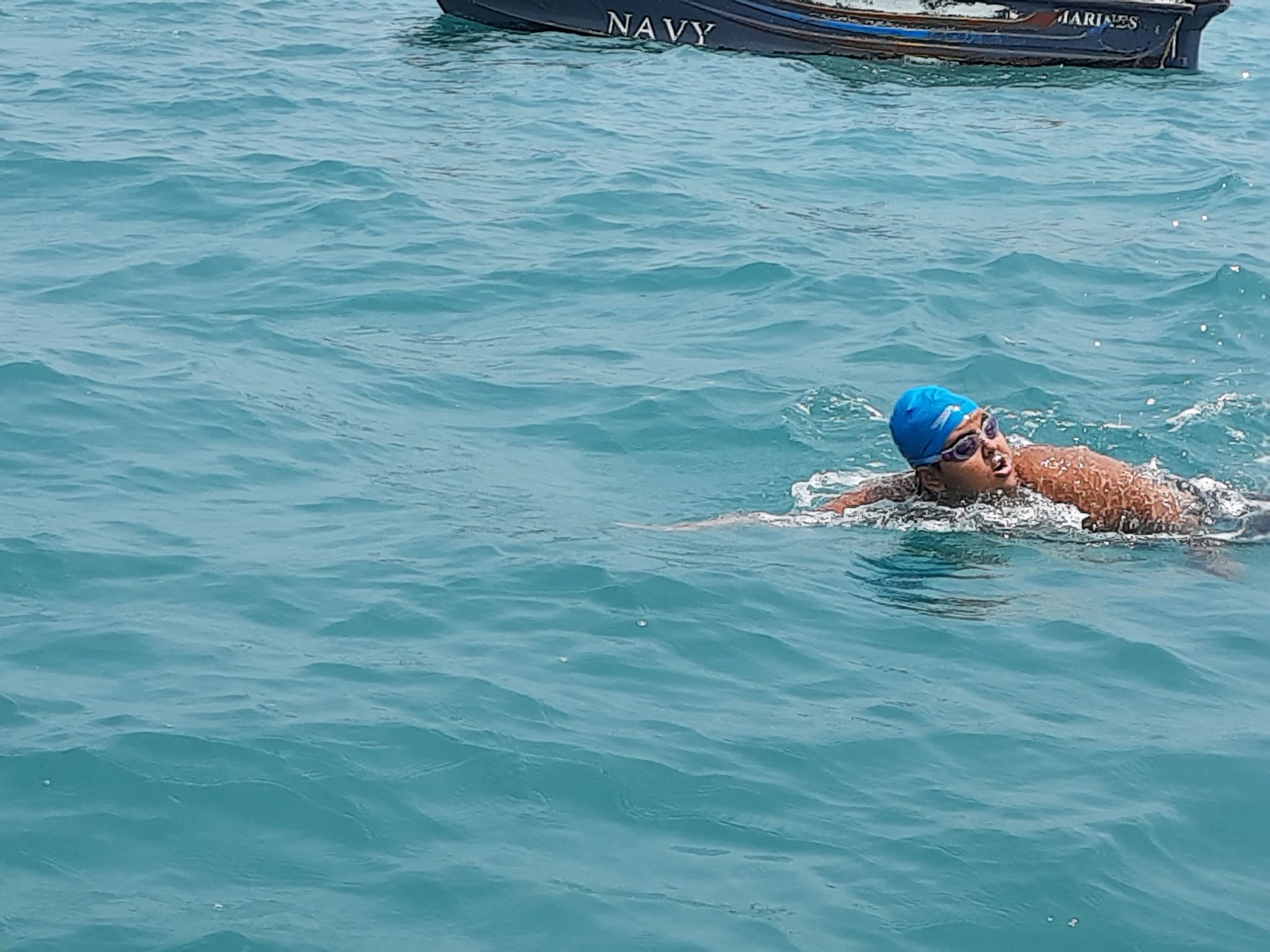 Miss Jiya Rai Of Navy Children School Swims Across Palk Strait From Sri ...