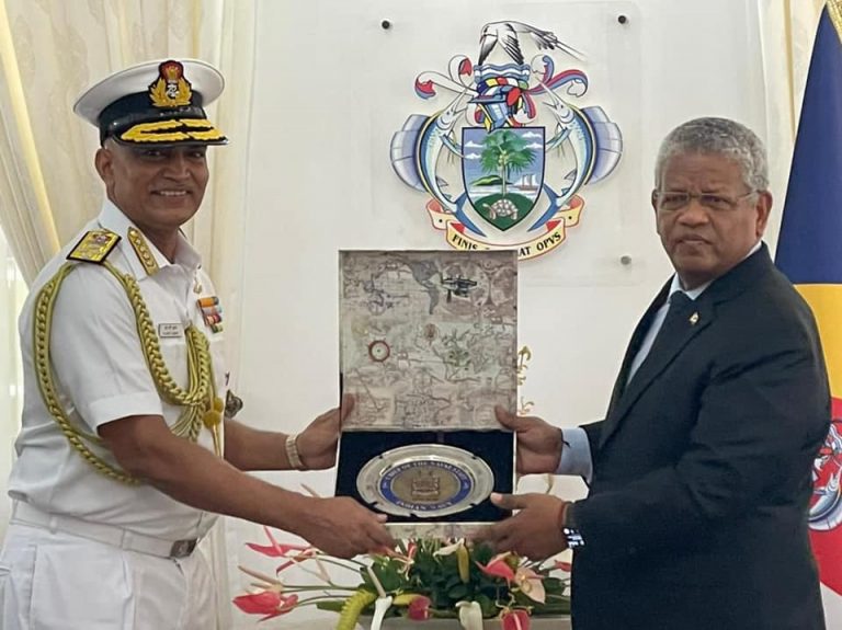 Chief Of Naval Staff (CNS) Admiral R Hari Kumar Visit To Seychelles