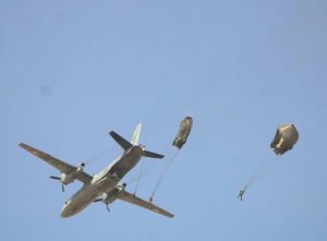 Indian Army Paratroopers Carries Out Airborne Drills At Pokhran