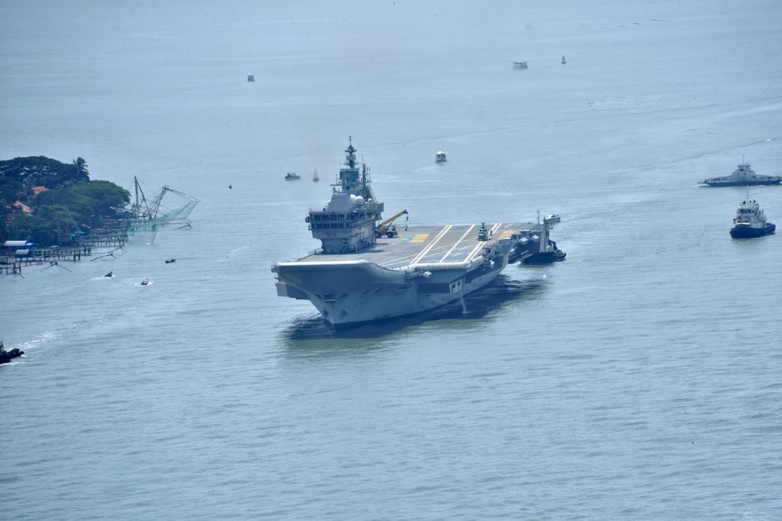 India’s First Indigenous Aircraft Carrier IAC Completes 4th Phase Of ...