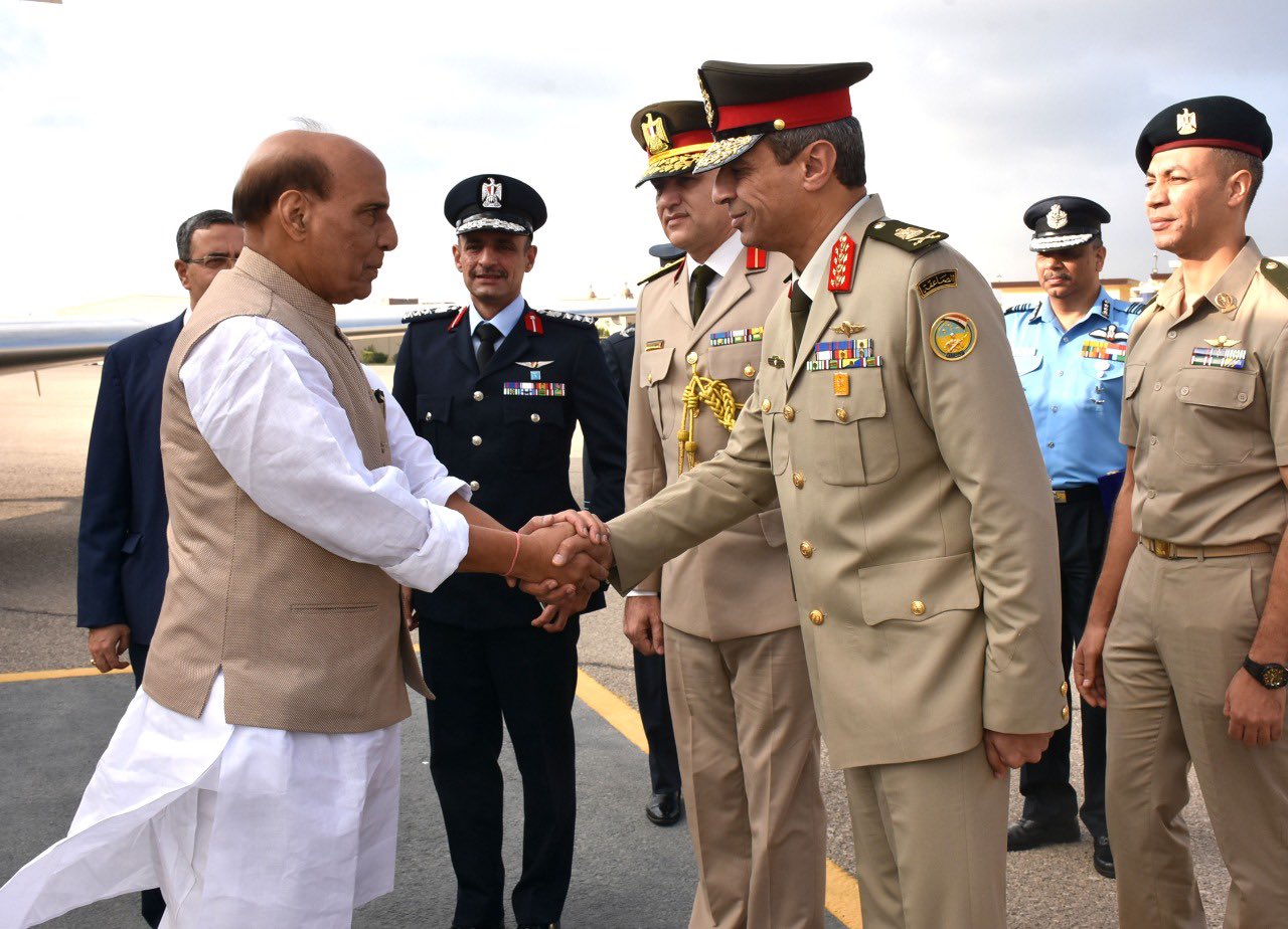 10 Key takeaways from Raksha Mantri Shri Rajnath Singh India-Egypt ...