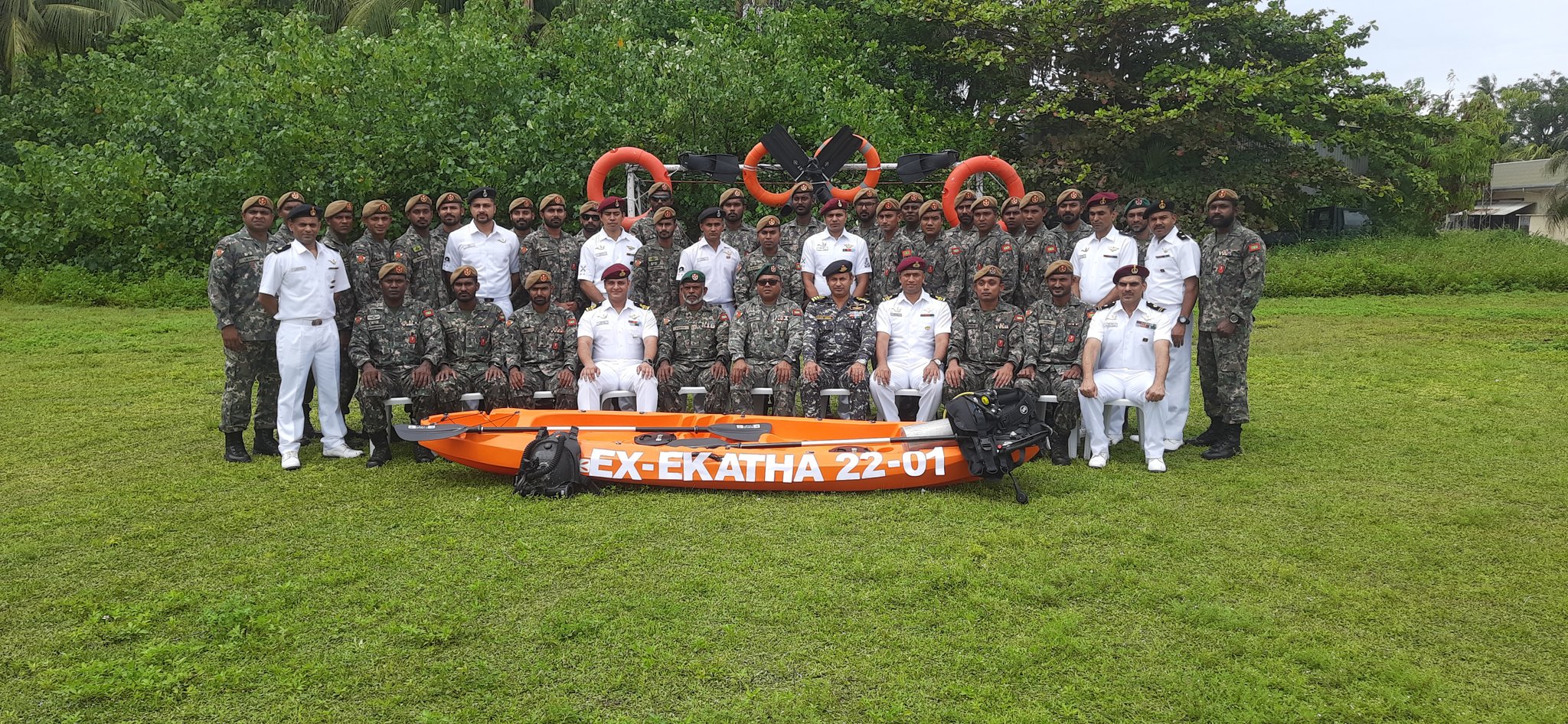 5th Edition of Exercise Ekatha Between Indian Navy Divers, Marcos ...