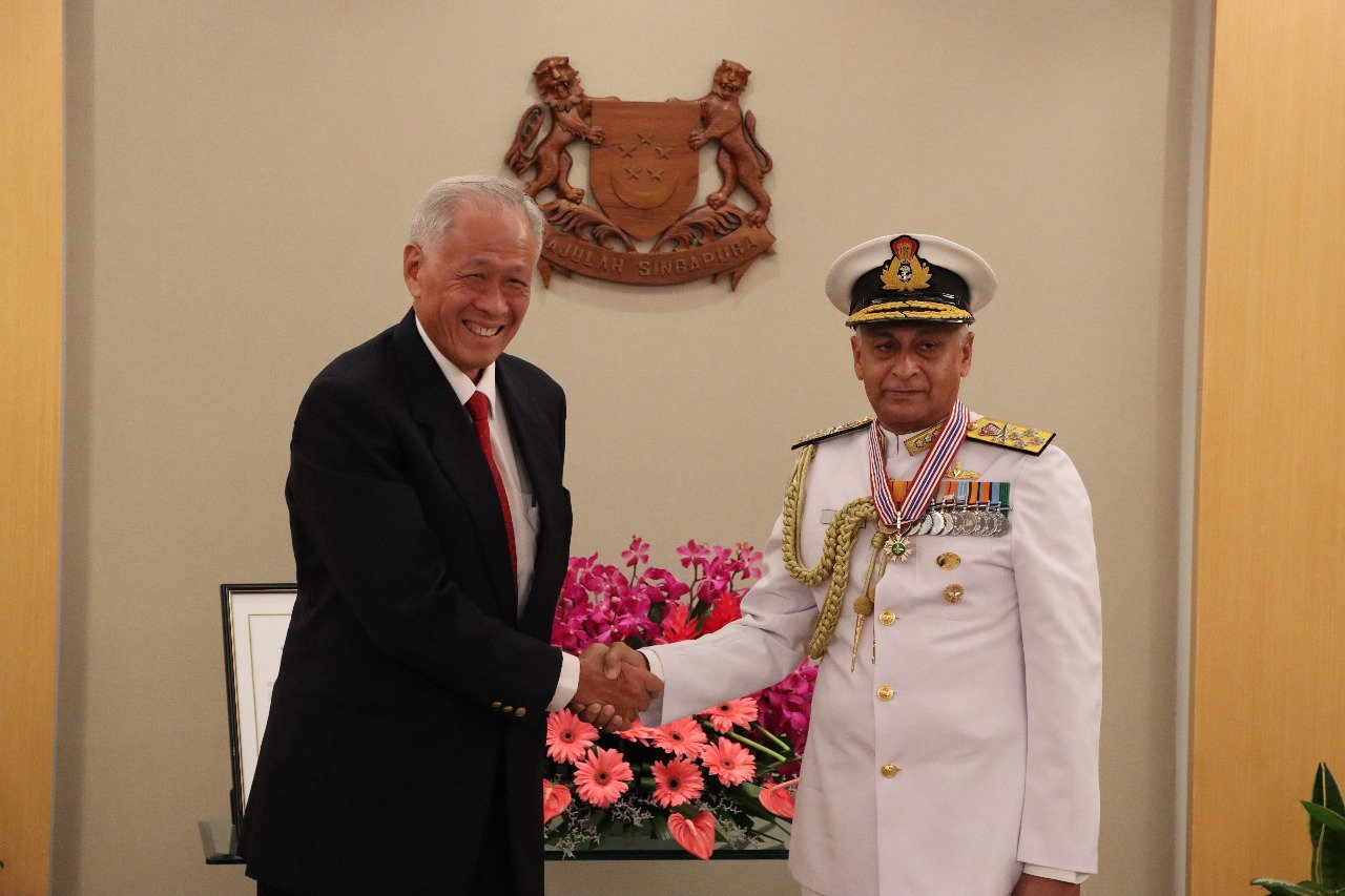 Admiral Sunil Lanba (Retd) Awarded Singapore's Military Meritorious ...