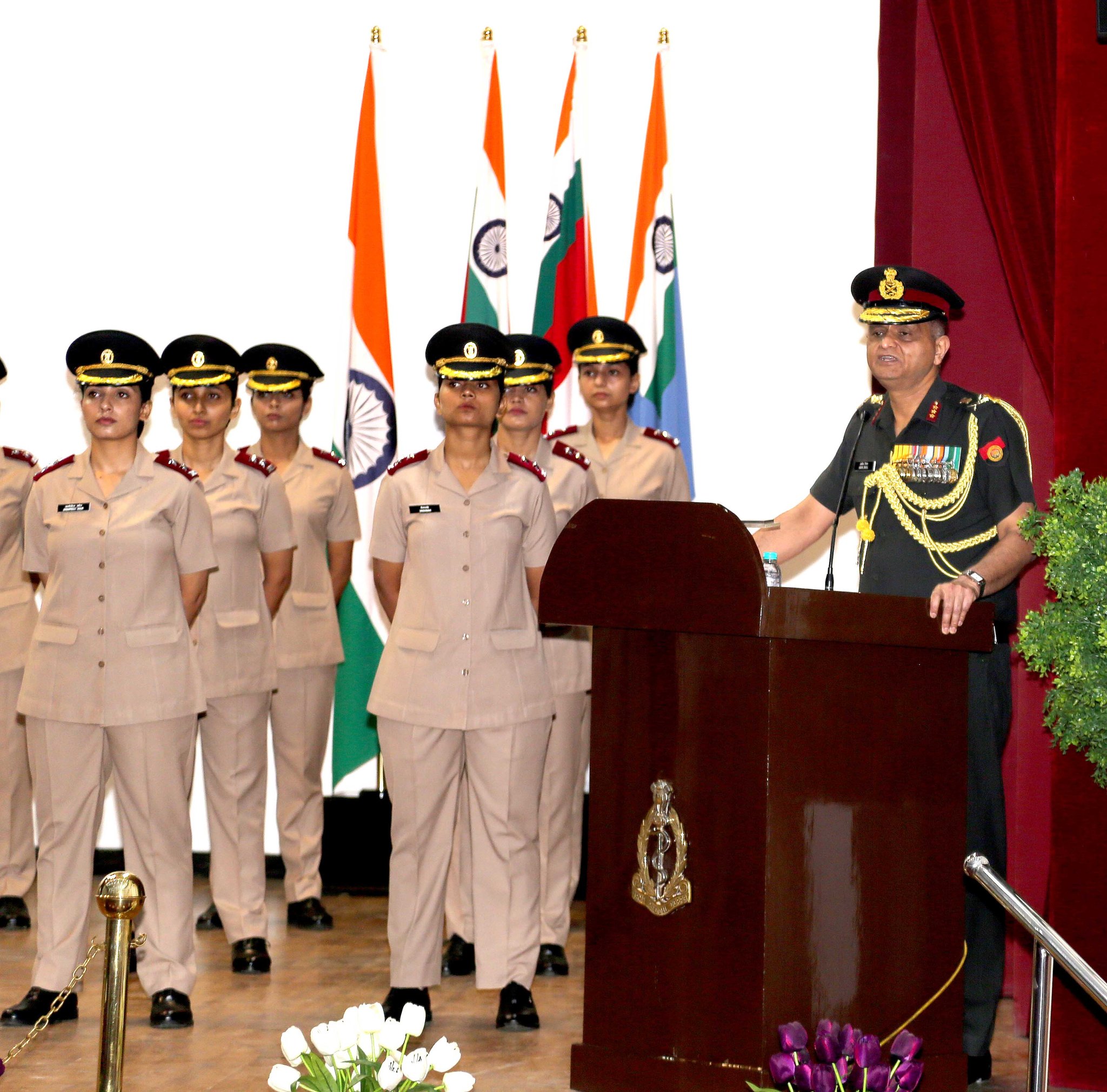 Military Nursing Service Cadets Commissioning Ceremony held in New Delhi