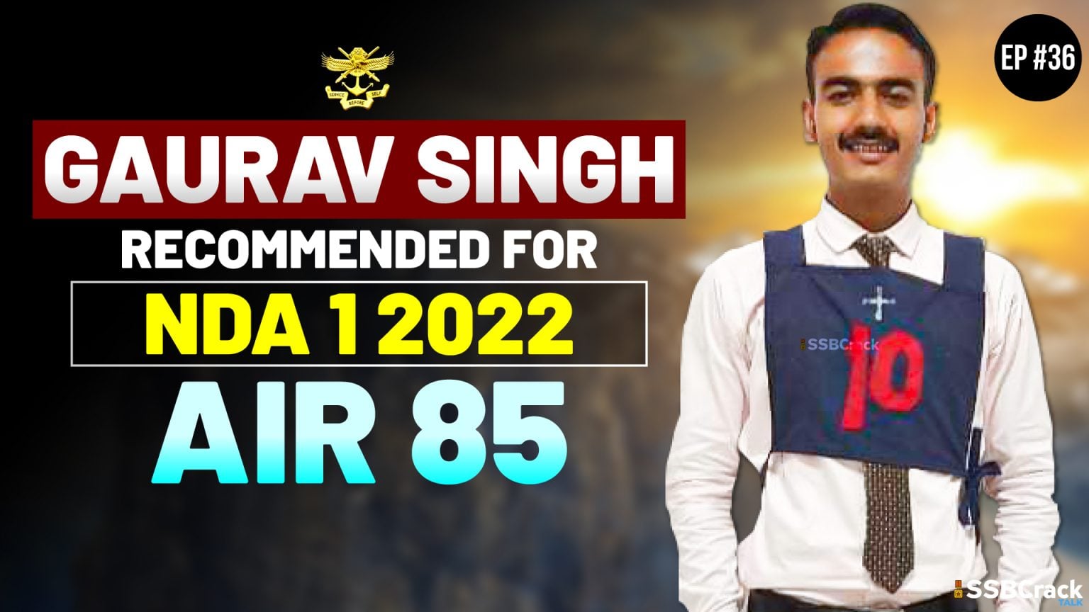 Meet Gaurav Singh NDA 1 2022 Topper AIR-85 Interview