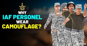 Why do IAF personnel wear camouflage uniform?