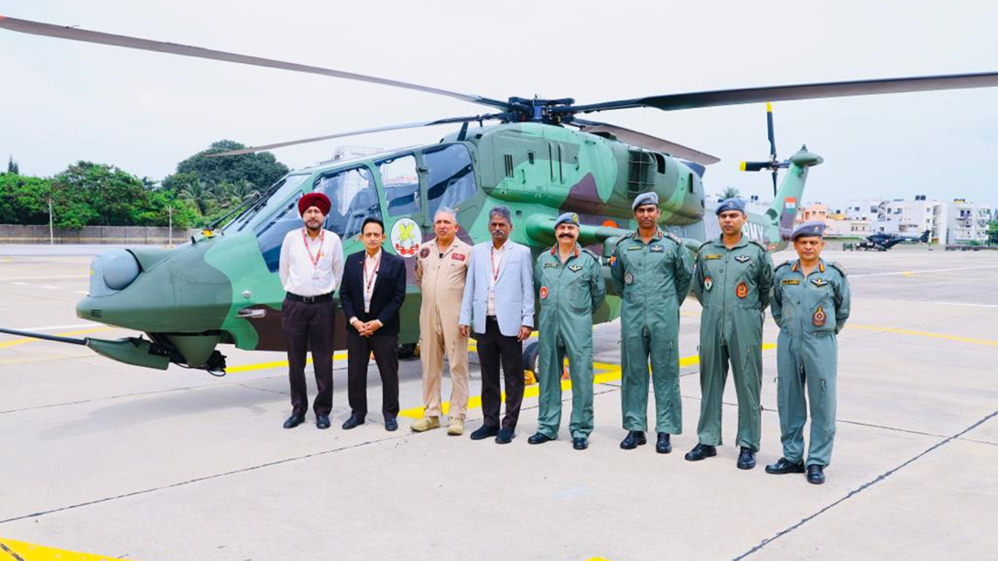 Indian Army Inducts 1st indigenous Light Combat Helicopter