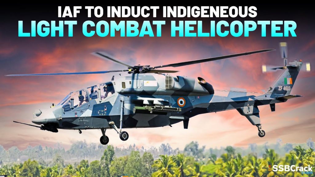 Indian Army Inducts 1st indigenous Light Combat Helicopter
