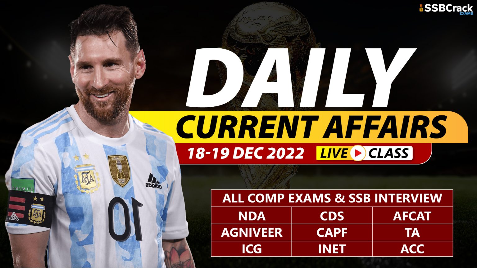 Daily Current Affairs With Video Lecture 18 - 19 December 2022 [DOWNLOAD PDF]