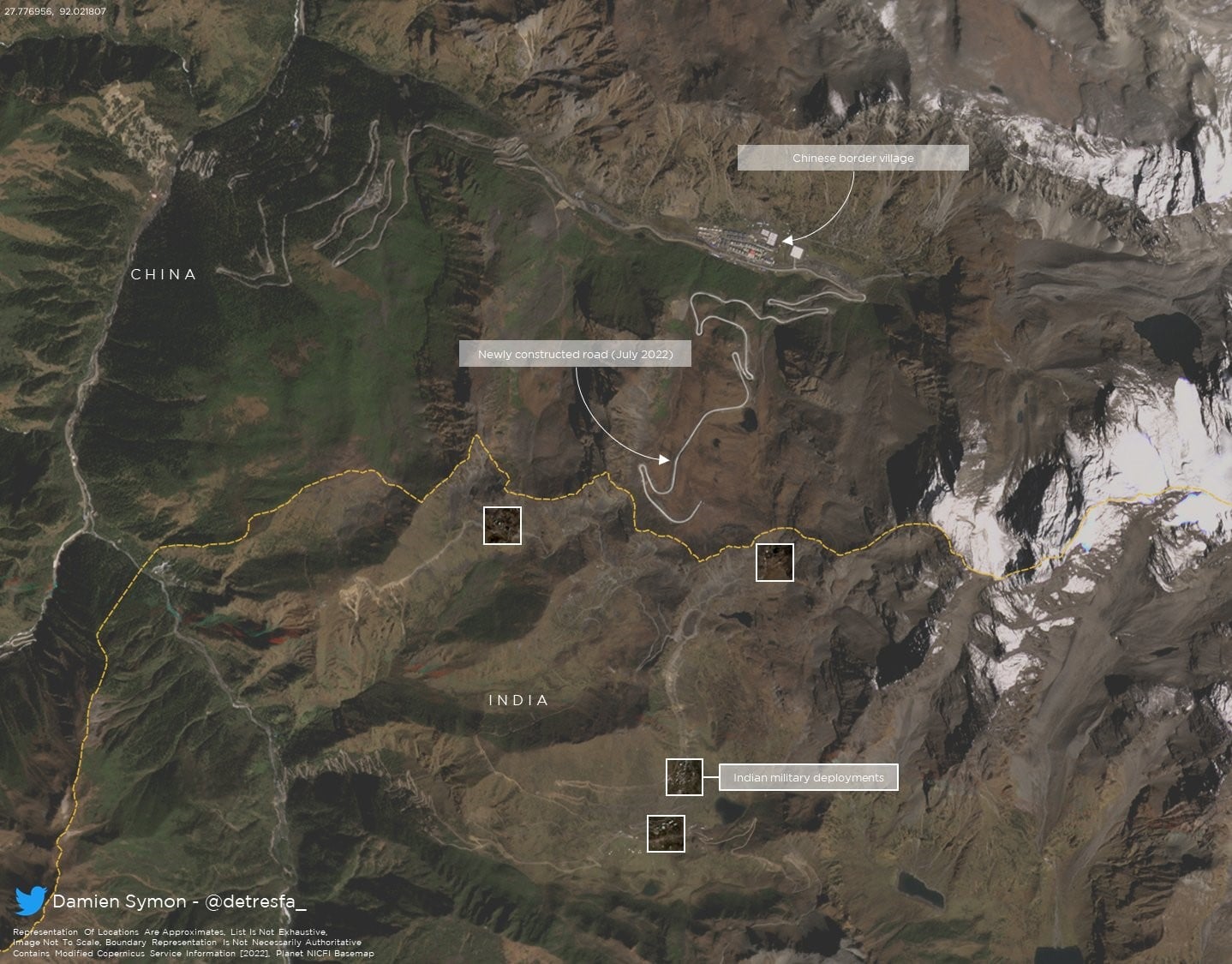 India and China Troops clashed near the Line of Actual Control in Tawang
