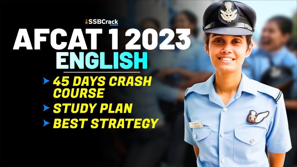 AFCAT 1 2023 English 45 Days Study Plan And Best Strategy