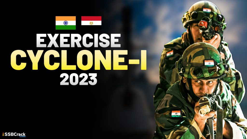 Indo-Egypt Joint Training Exercise Cyclone - I