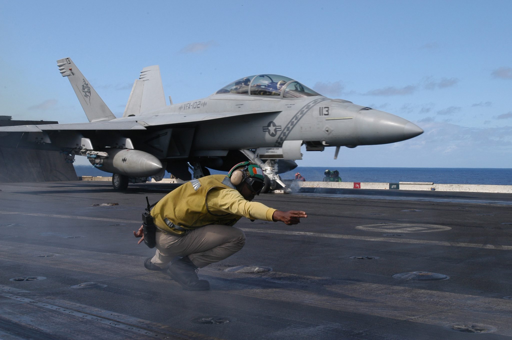 Who is a Shooter in an Aircraft Carrier?